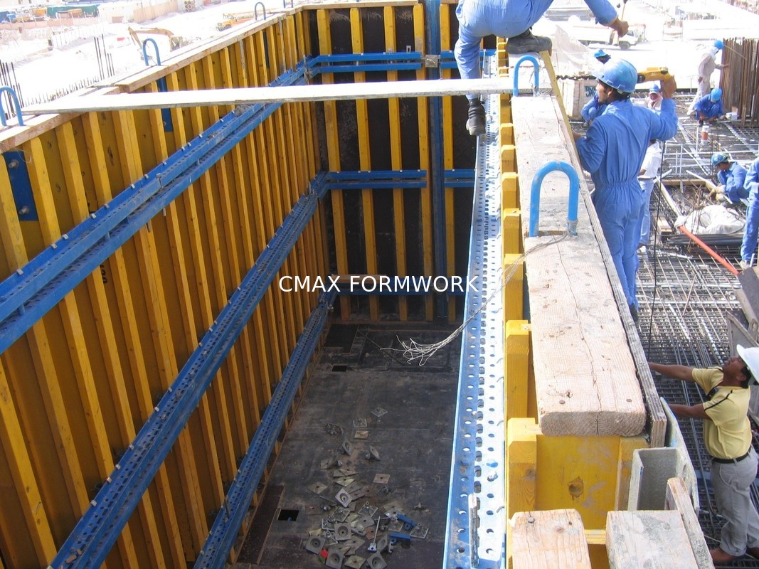 Flexible Adjustable Automatic Shaft Platform System For Elevator Shaft ...