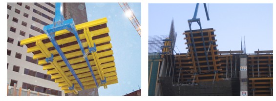 High Load Bearing Capacity , Powder Coated Lifting Fork Used for Table ...