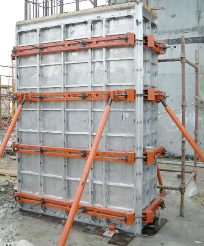 Low Labor Cost, High Standard Aluminum Concrete Column Formwork