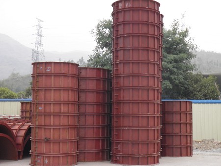 High Stiffness System Column Formwork For Pouring Circular Column